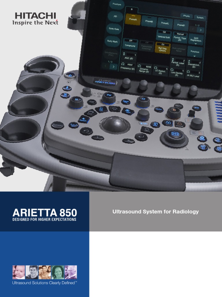 Hitachi Arietta 850 Brochure | PDF | Medical Ultrasound | Medical Imaging