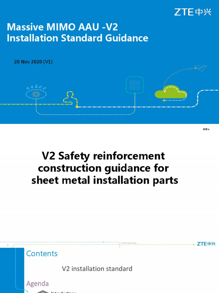 Massive MIMO Installation Guide | PDF | Compass | Screw
