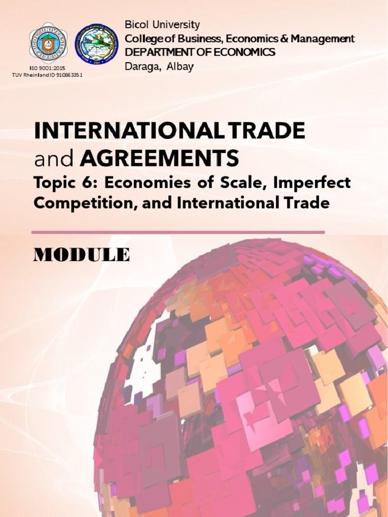 Economies of Scale in Trade Theory | PDF | Profit (Economics) | Perfect ...