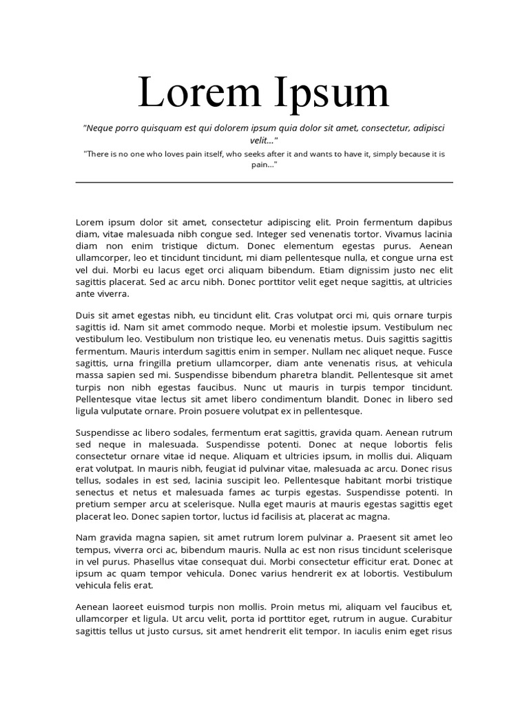 Lorem | PDF