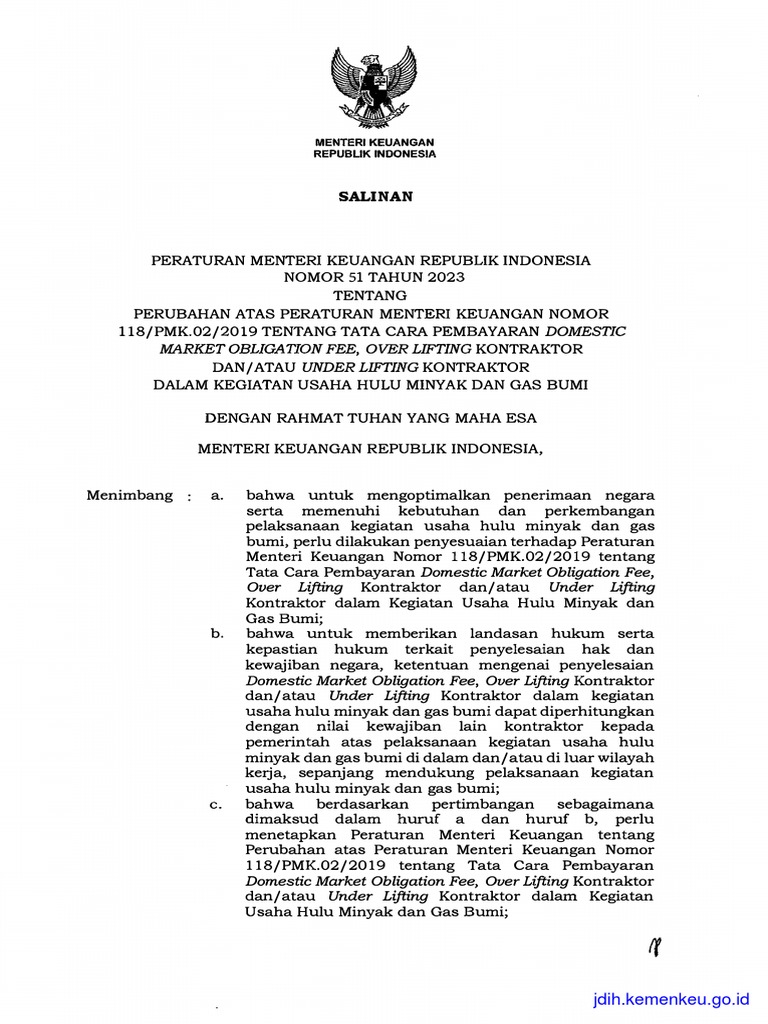 2023 Pmkeuangan 051 | PDF