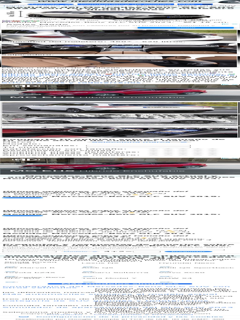 Medidas Mercedes-Benz GLC SUV 2023, Maletero, Dim | PDF | Mercedes Benz ...