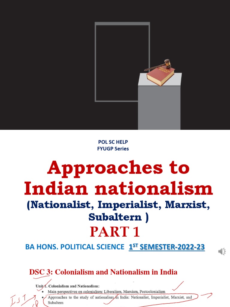 Indian Nationalism: Key Approaches | PDF | Nationalism | Imperialism