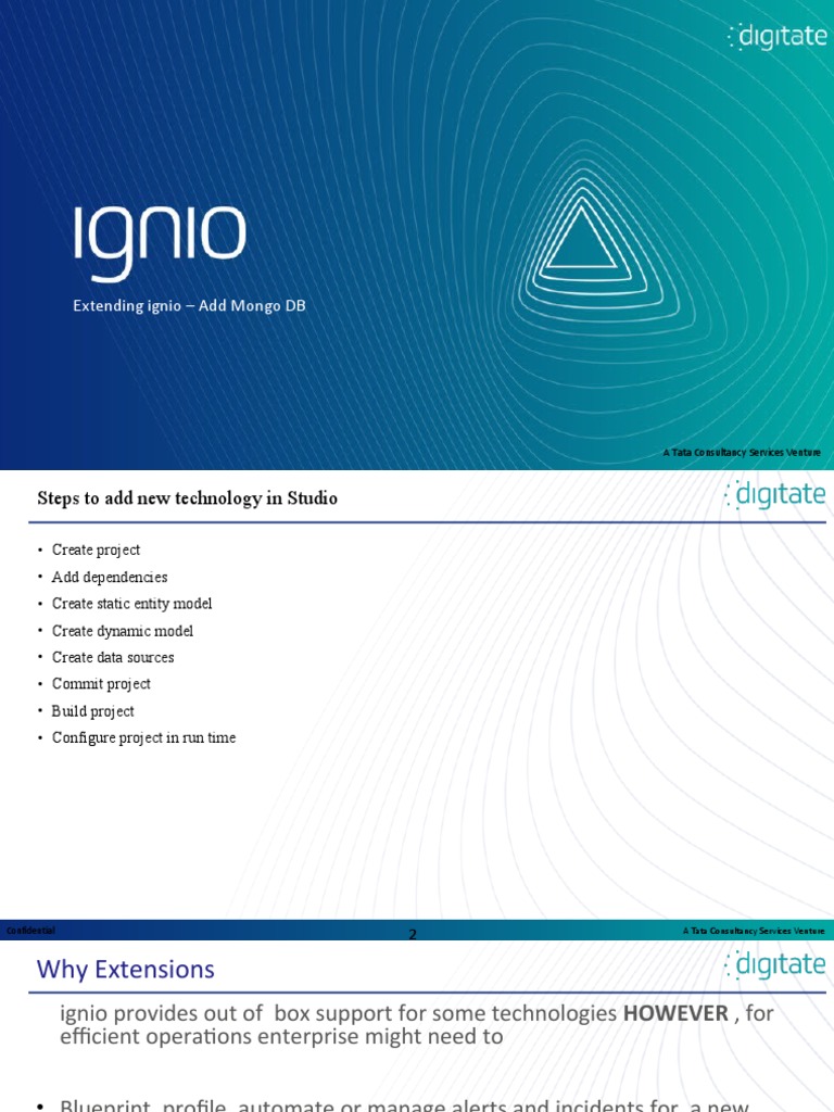 Extending ignio with MongoDB Integration | PDF | Computing | Information Retrieval