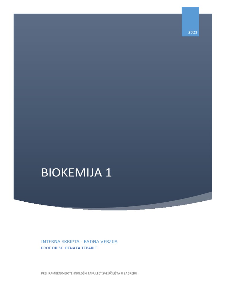 Skripta Teorija 1 | PDF