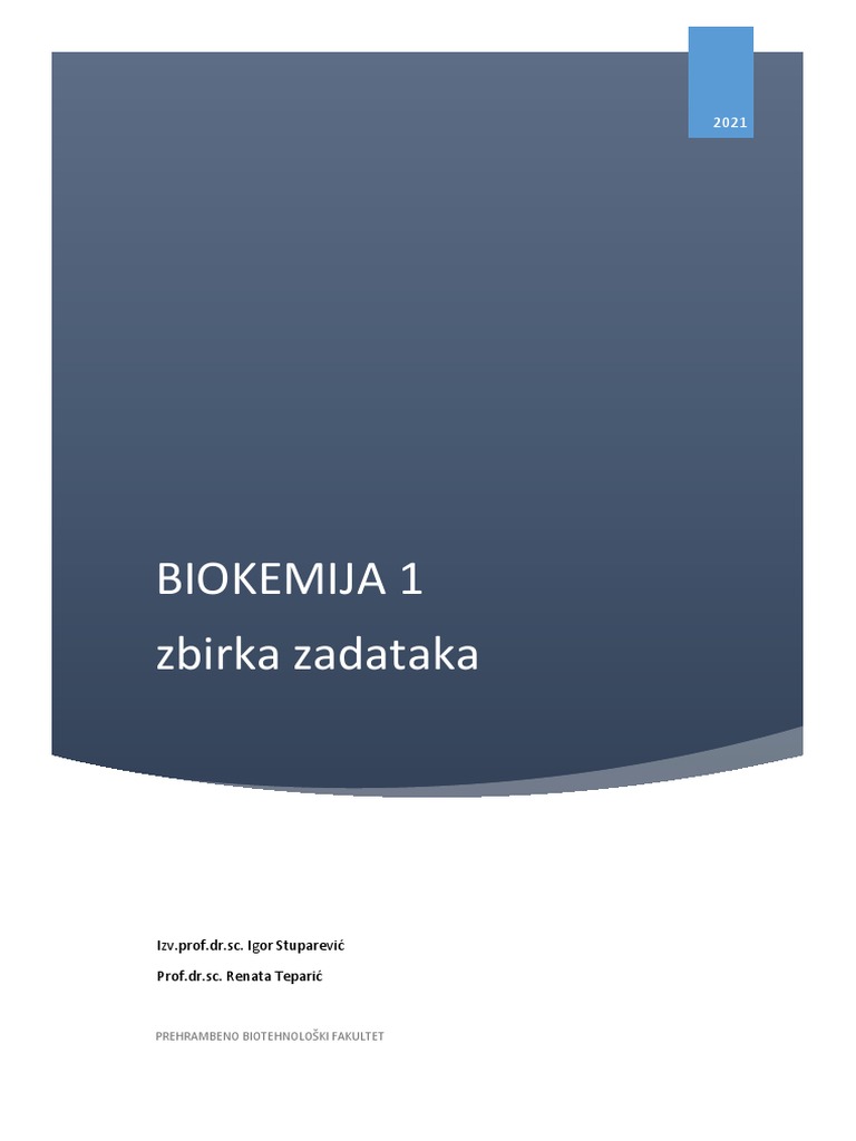 Zbirka Zadataka B1 - Prvi Dio | PDF