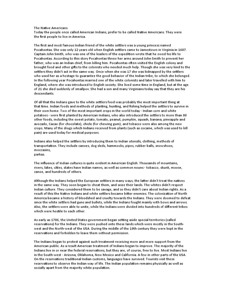 Native Americans | PDF | Native Americans In The United States ...