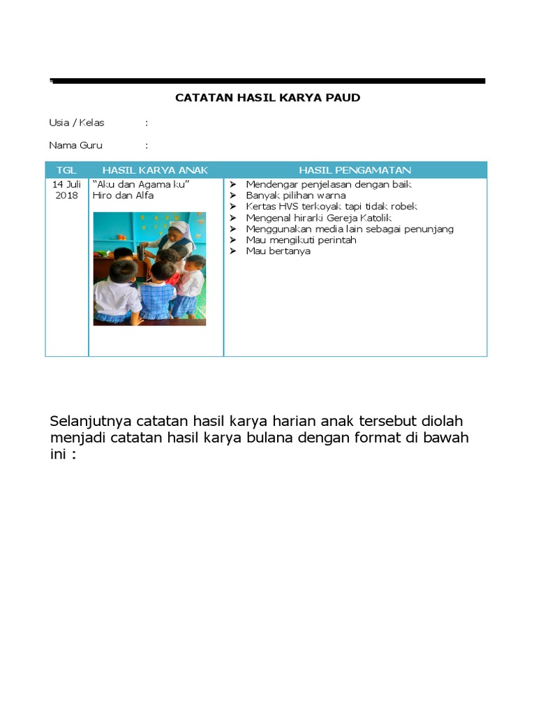 Hasil Karya Anak 2023 | PDF