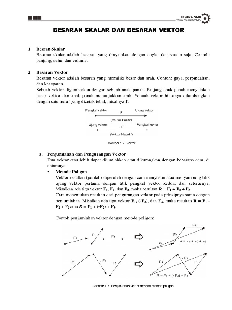 Besaran Vektor | PDF