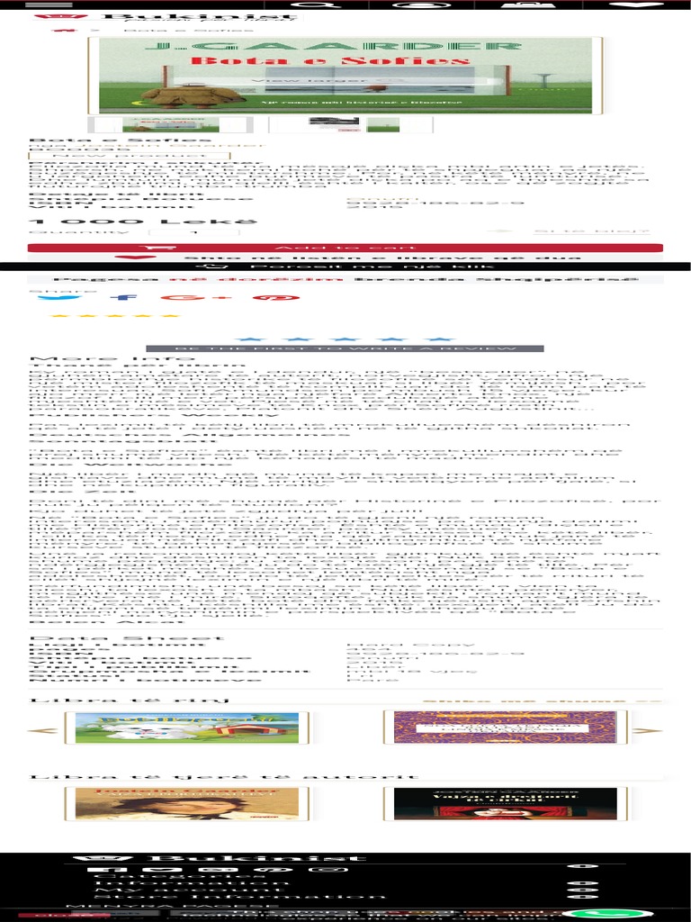 Bota e Sofies - Bukinist | PDF