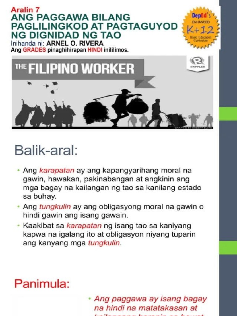 Esp 9 - Q2-Paggawa | PDF