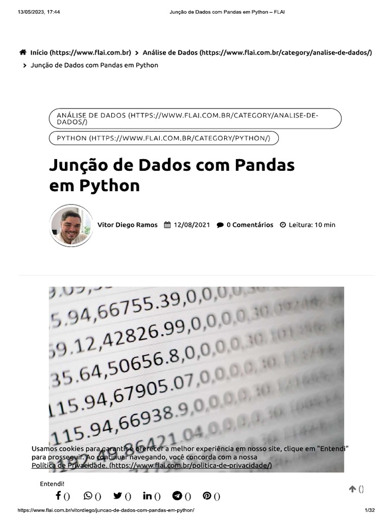 Juncao de Dados Com Pandas | PDF