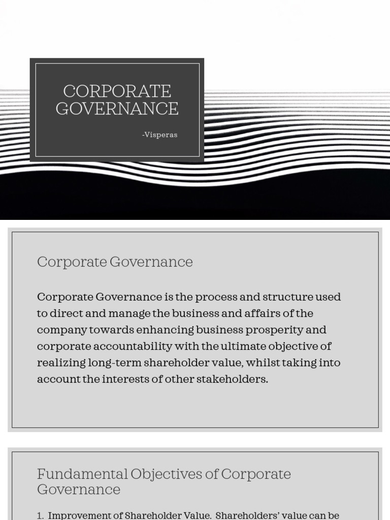 Corporate Governance | PDF