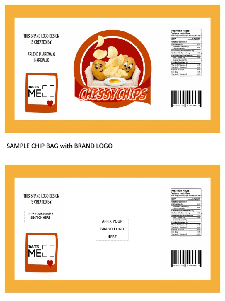 Chip Bag Template | PDF