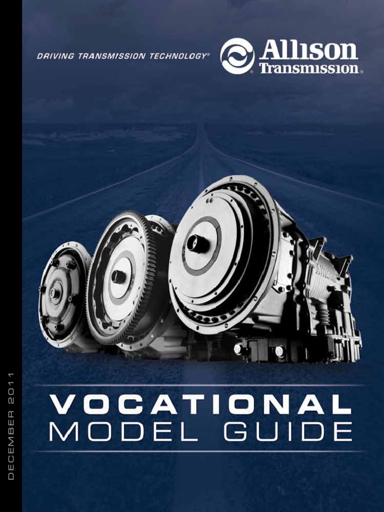 Allison Transmission Model Overview | PDF | Manual Transmission ...