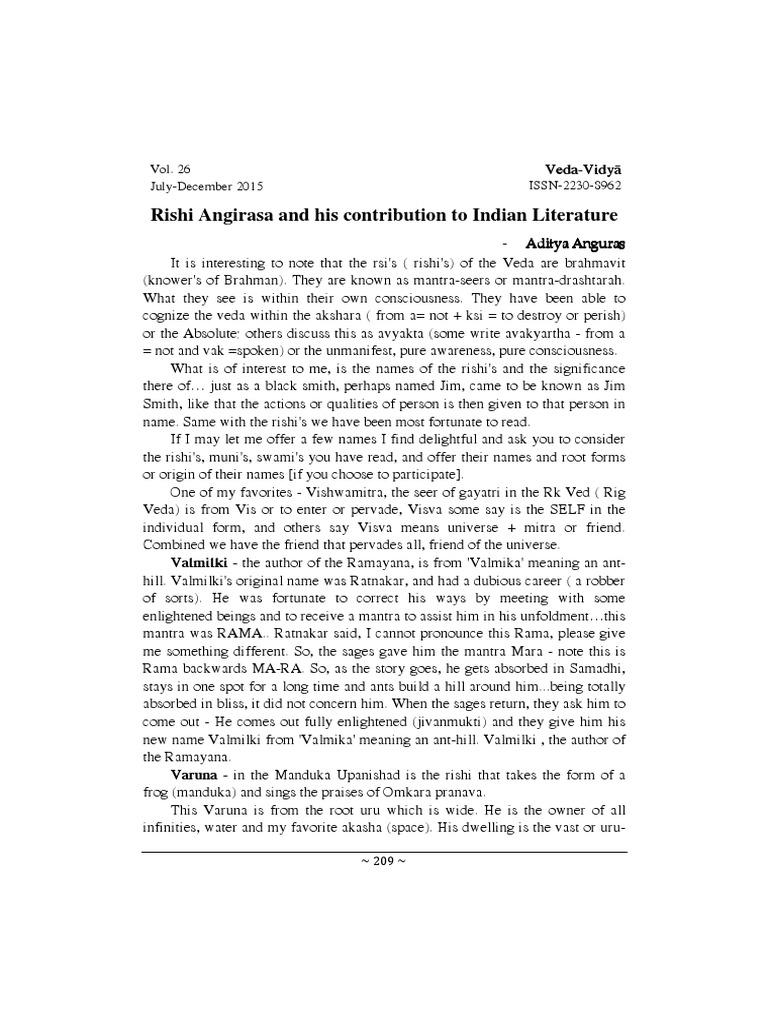 26 Eng. Aditya Anguras 26 | PDF | Shiva | Vedas