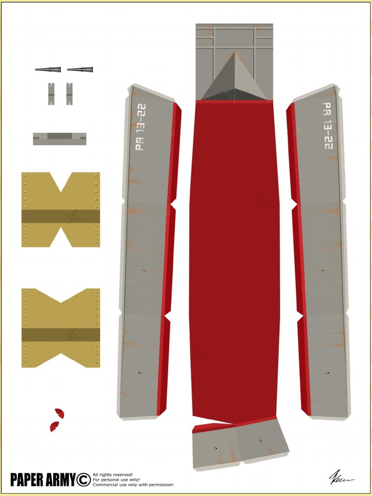 Paper Model Boat LCVP WWII Paper Army | PDF