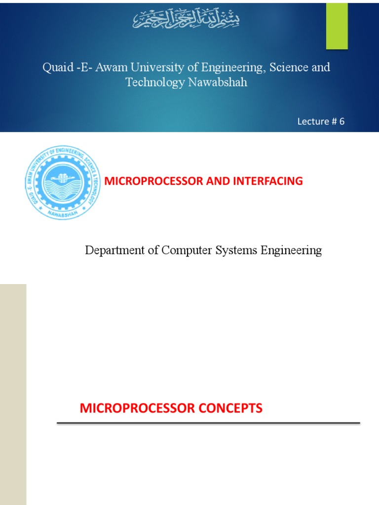 Microprocessor - Mircroprocessor Concepts | PDF | Microprocessor | Integrated Circuit