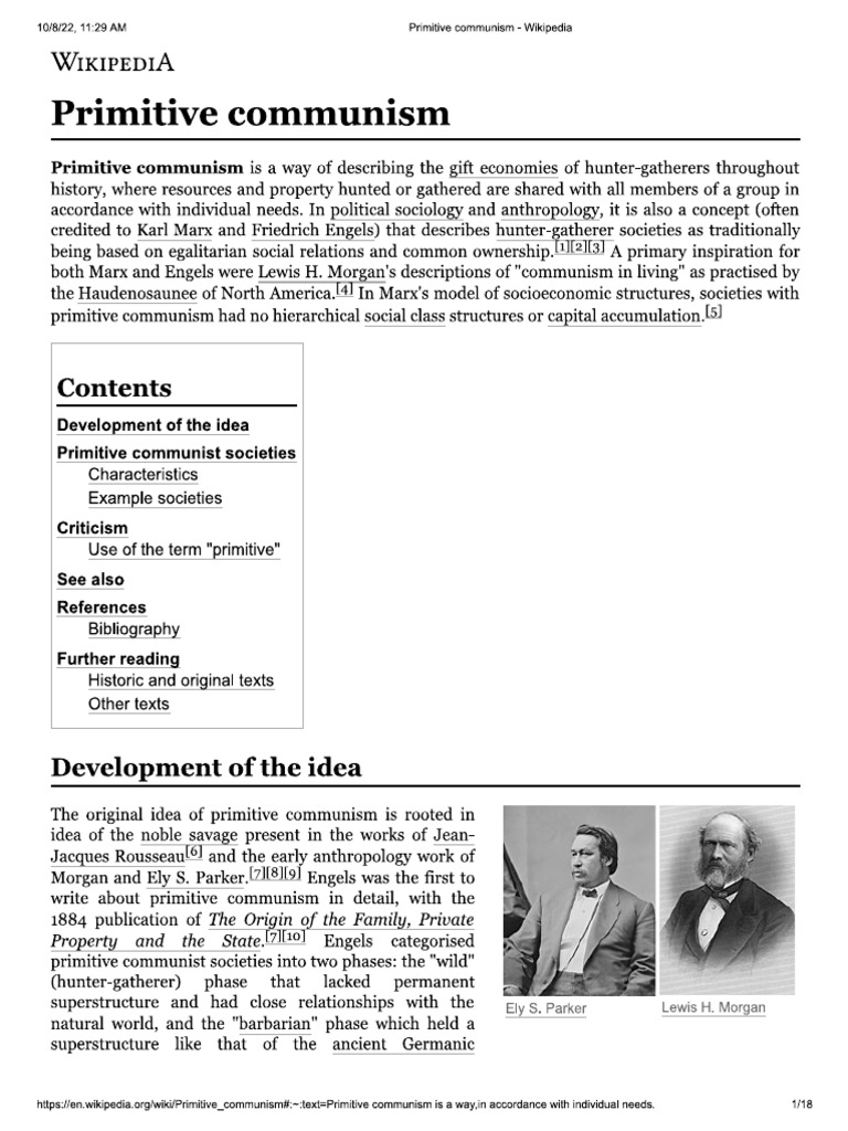 Primitive Communism | PDF