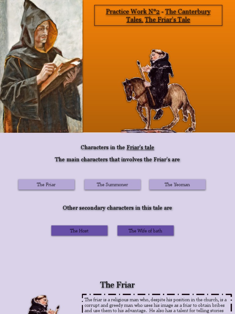 Characters in The Friar's Tale Explained | PDF