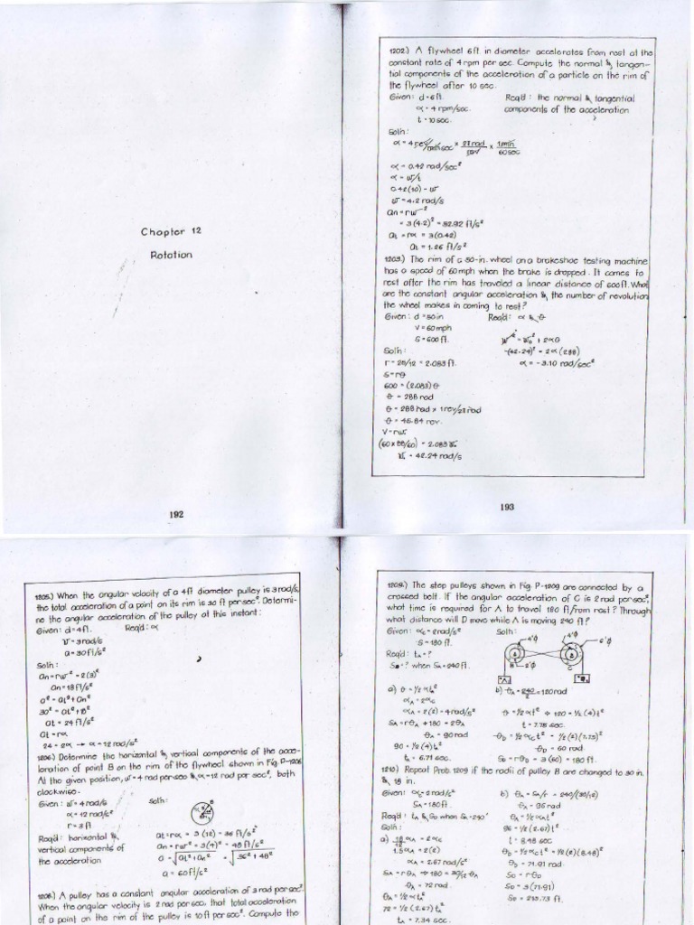 Rotation | PDF | Rotating Machines | Machines