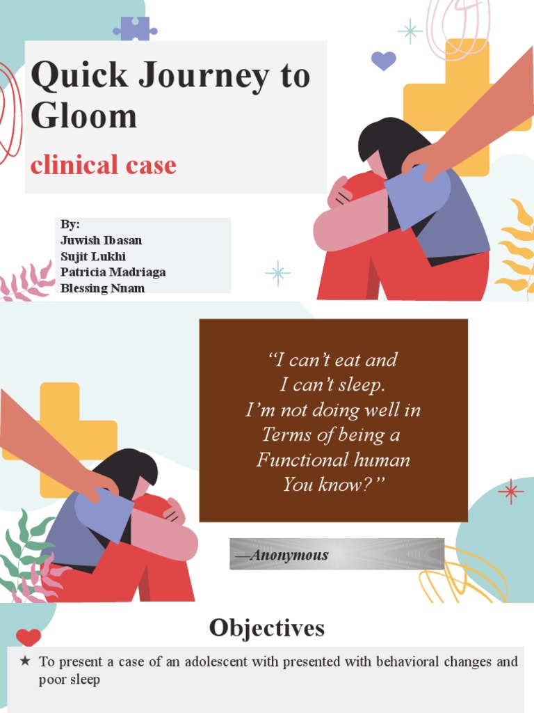 Psych Case Presentation | PDF | Major Depressive Disorder | Mood Disorders