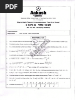 IOQM 2021 Question Paper With Solutions | PDF | Area | Triangle
