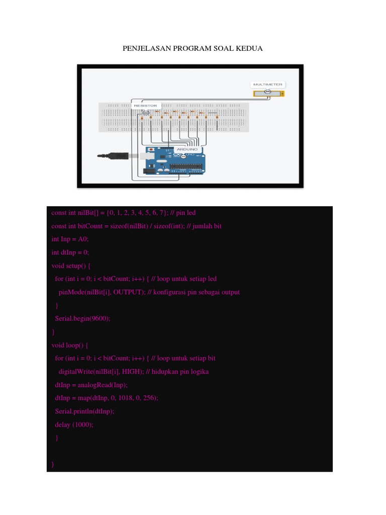 Penjelasan Program Soal Kedua | PDF