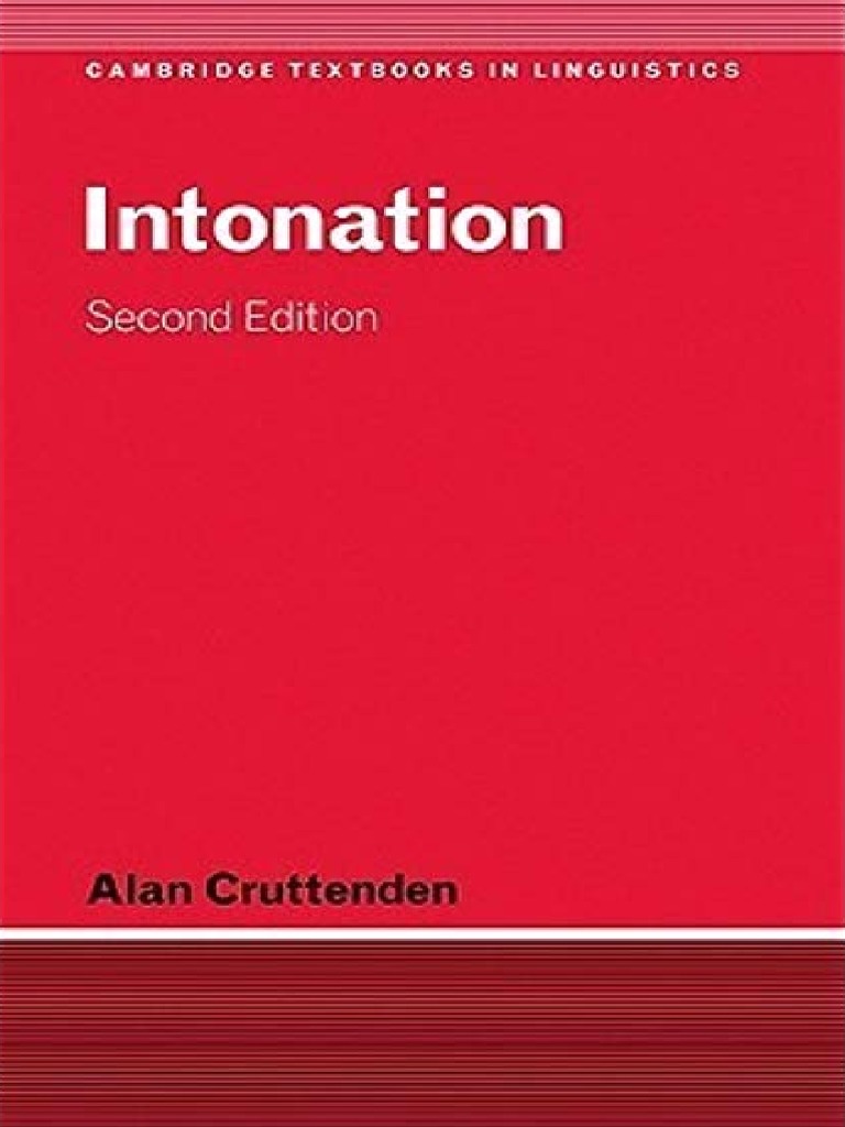 Intonation. Cruttenden | PDF | Tone (Linguistics) | Stress (Linguistics)