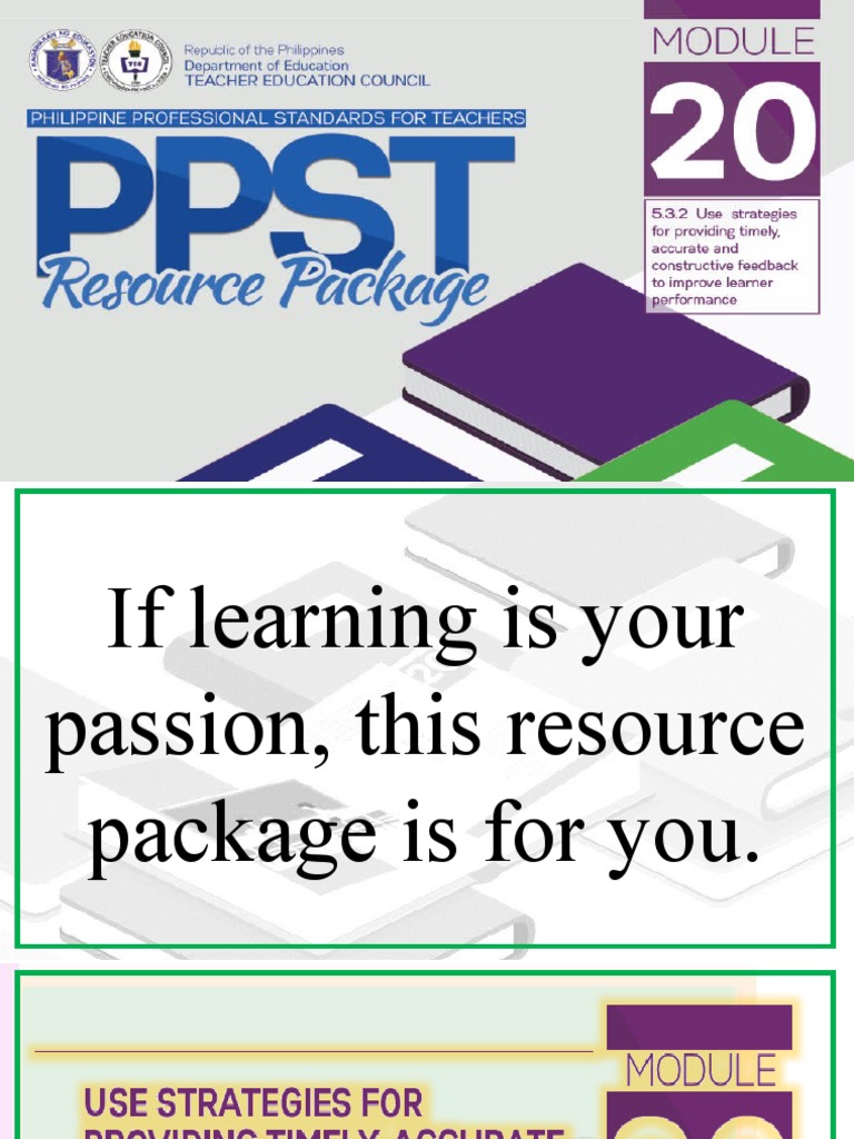 PPST Resource Package Objective 6 | PDF | Learning | Educational Assessment