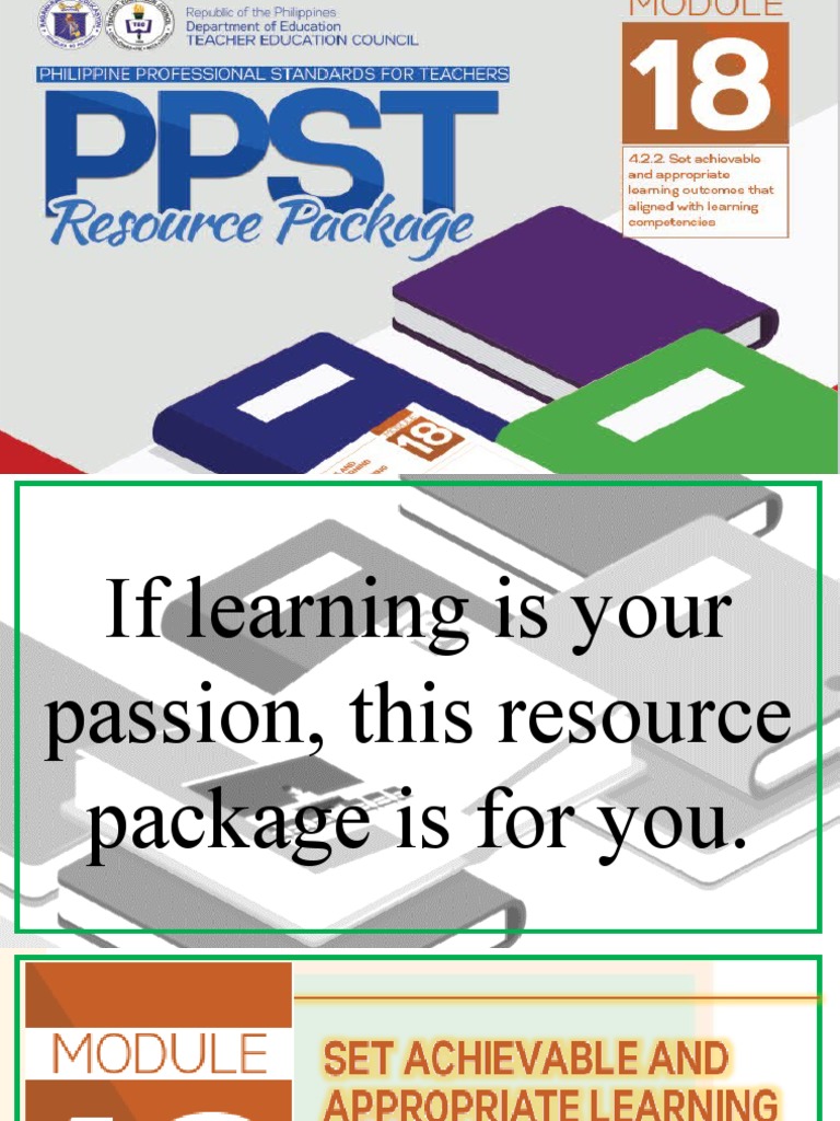 PPST Resource Package Objective 8 | PDF | Learning | Educational Aims ...