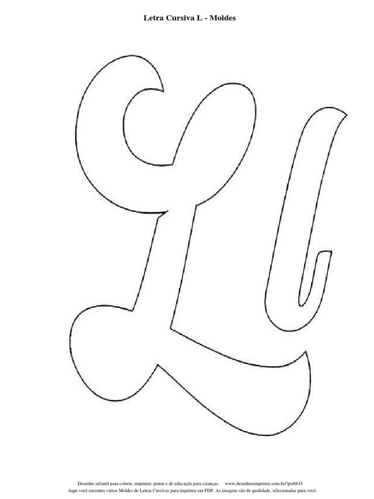 Letras Cursivas Para Imprimir