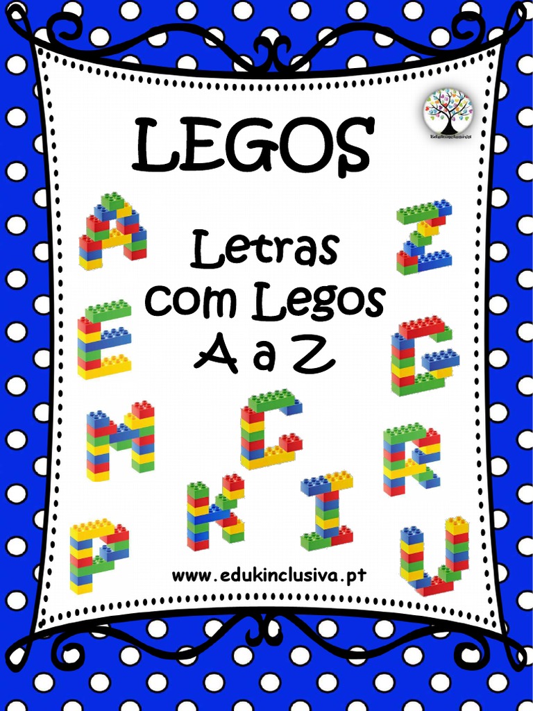 Alfabeto LEGO A a Z para Imprimir | PDF