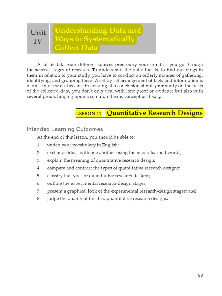 Research 2 Module 1 | PDF | Level Of Measurement | Experiment