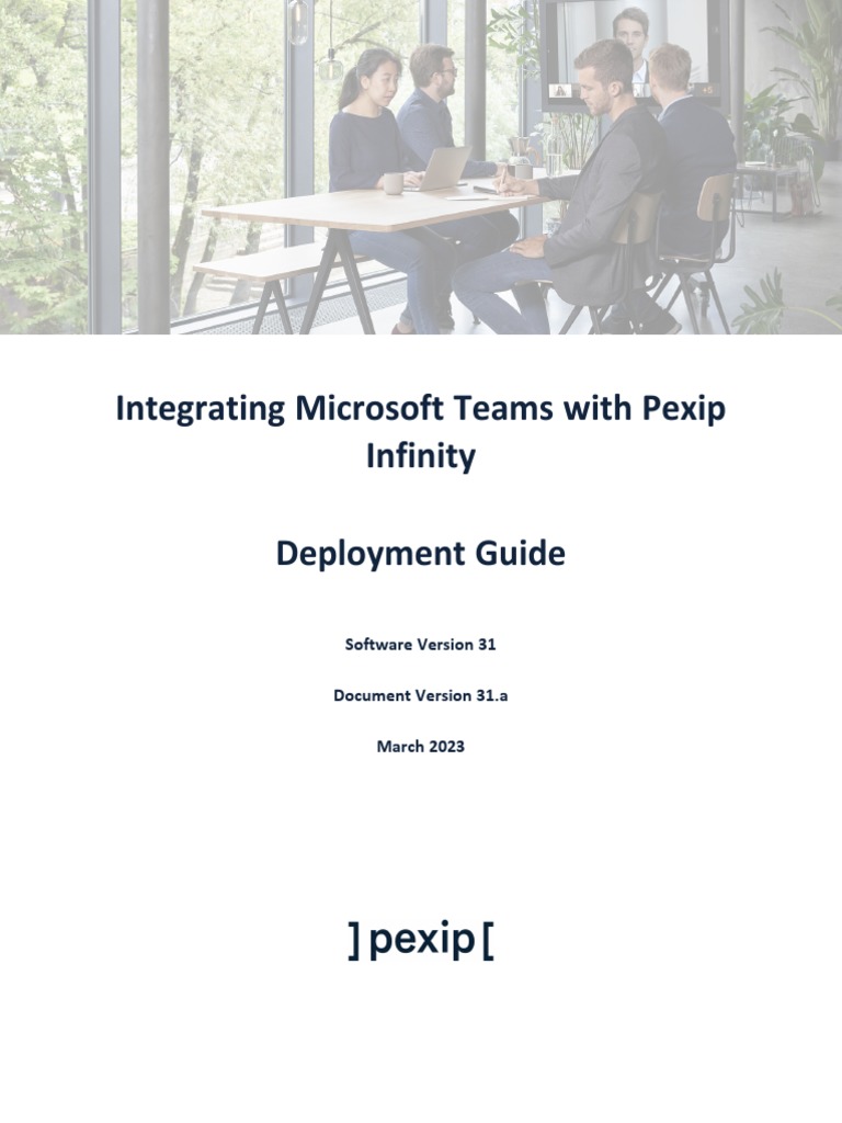 Pexip Infinity Microsoft Teams Deployment Guide V31.a | Download Free PDF | Port (Computer ...