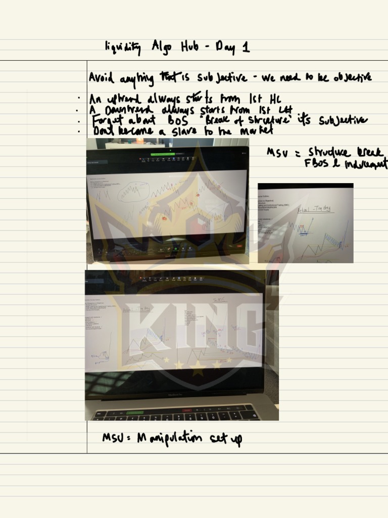 Algo Hub Trading Notes | PDF | Financial Economics | Market (Economics)