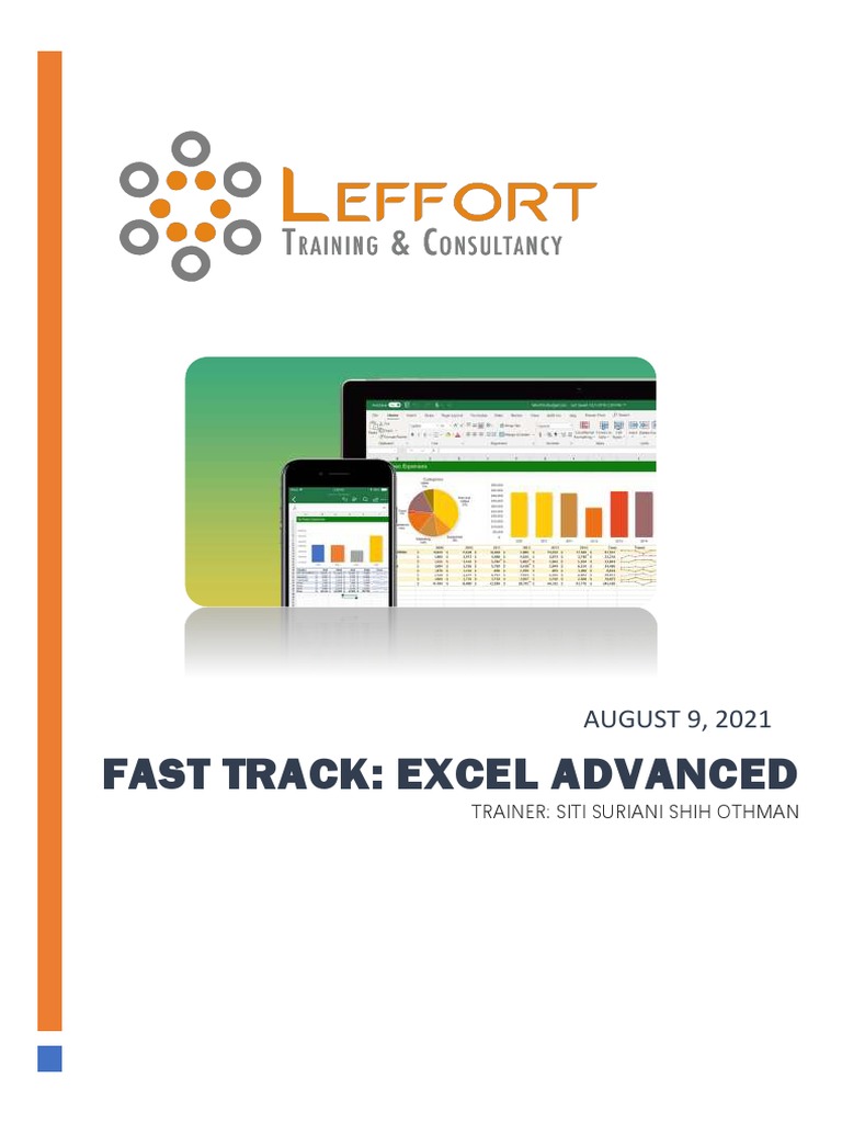 Fast Track Series - Microsoft Office Excel Advanced (Manual) - Complete | Download Free PDF ...