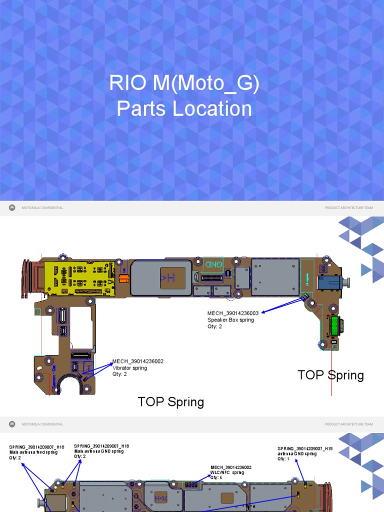 COMPONENT LOCATION - XT1962 - Key Part Location | PDF | Broadcast ...