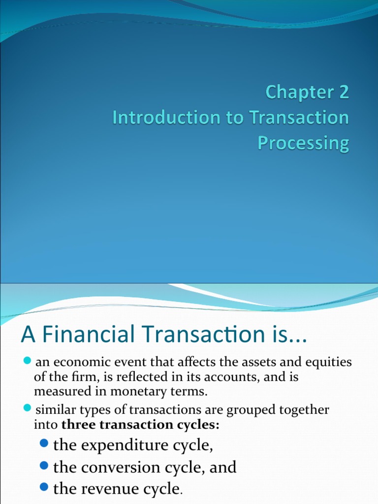 Introduction To Transaction Processing Download Free Pdf Computing Information Technology