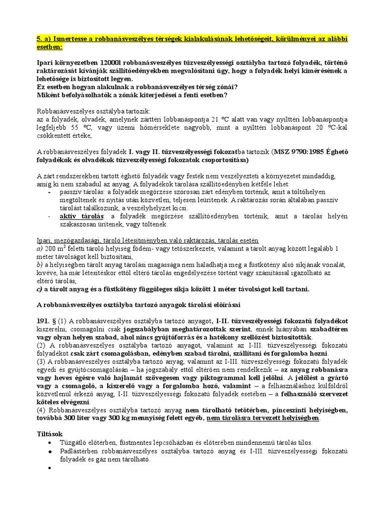 05a Tuz Elleni Vedekezes Szabó | PDF