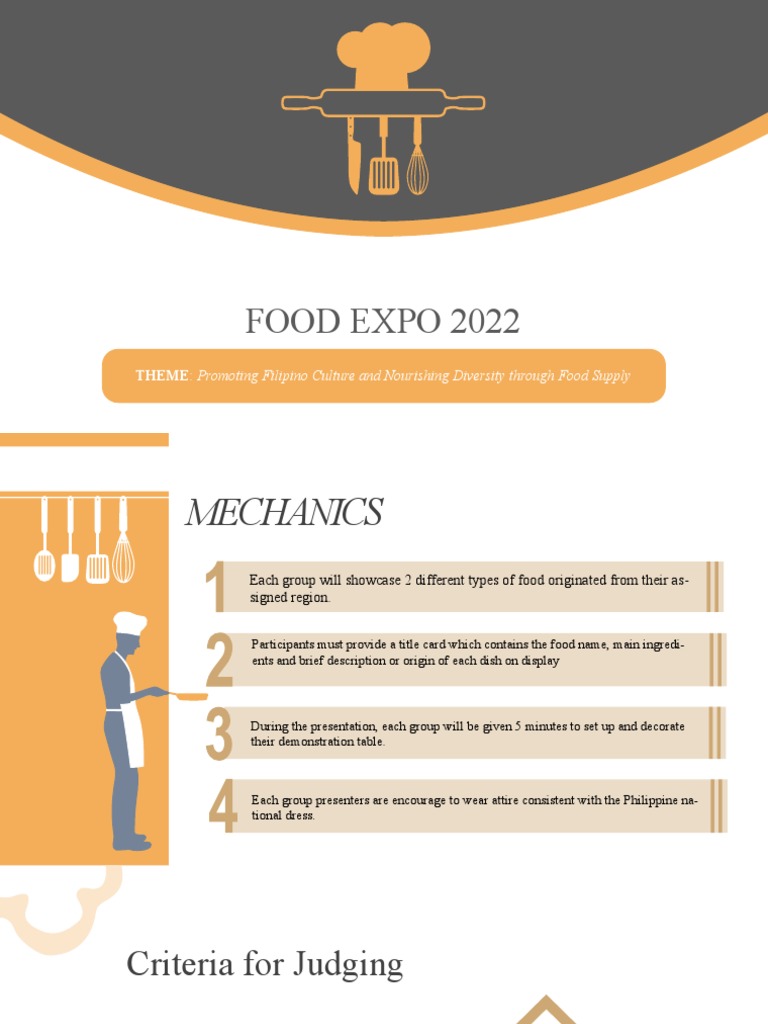 Food Expo Mechanics | PDF