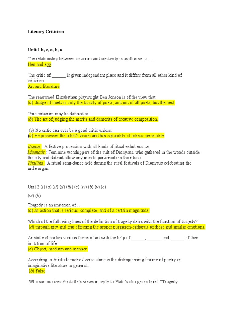 Midterm-Lit Crit | PDF