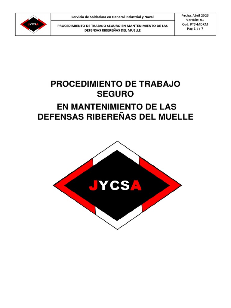Procedimiento de Trabajo Seguro | PDF | Soldadura | Construcción