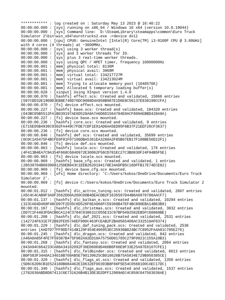 Game Log | PDF | Operating System Technology | Operating System Families