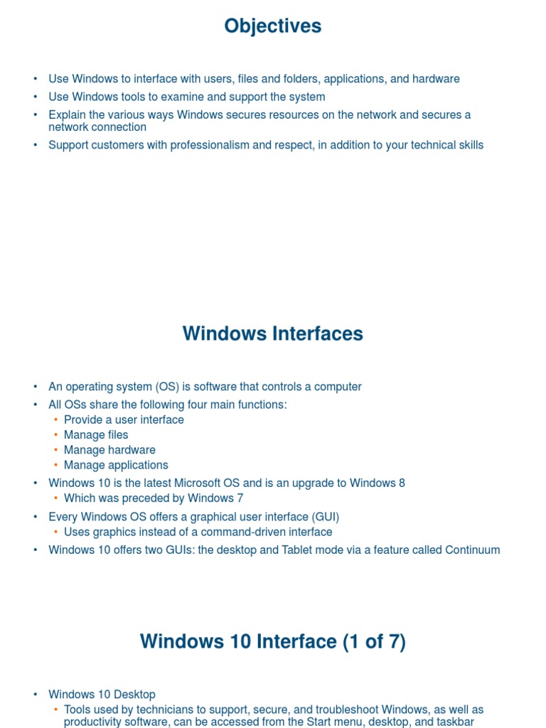 Window Configuration Notes | Download Free PDF | Windows 10 | Operating ...