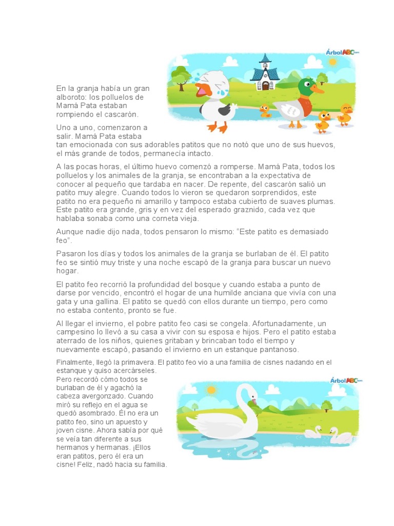 Cuento Patito Feo | PDF