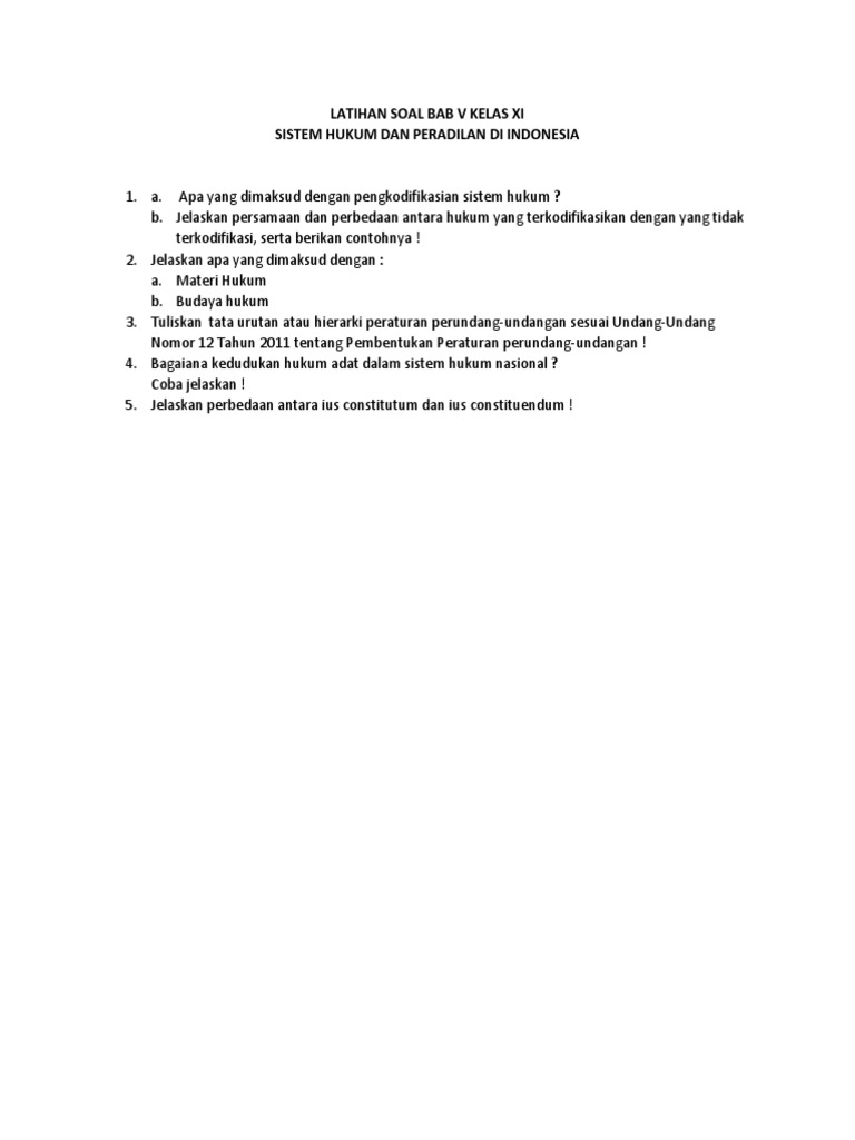 Lat Soal Ke 2 Bab 5 Kelas Xi | PDF