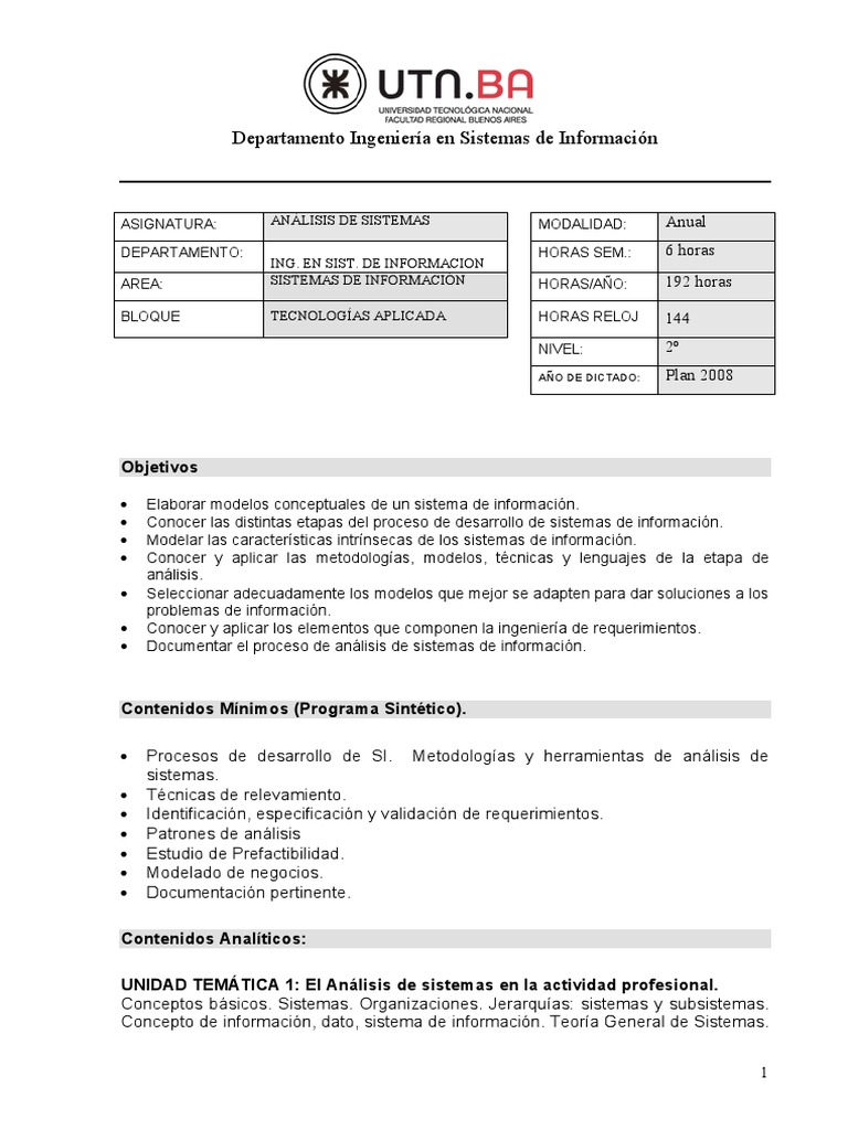 Asdasdas | PDF | Análisis | Ingeniería de Sistemas