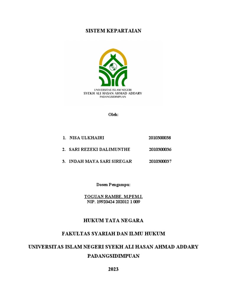 Sistem Kepartaian Pdf 