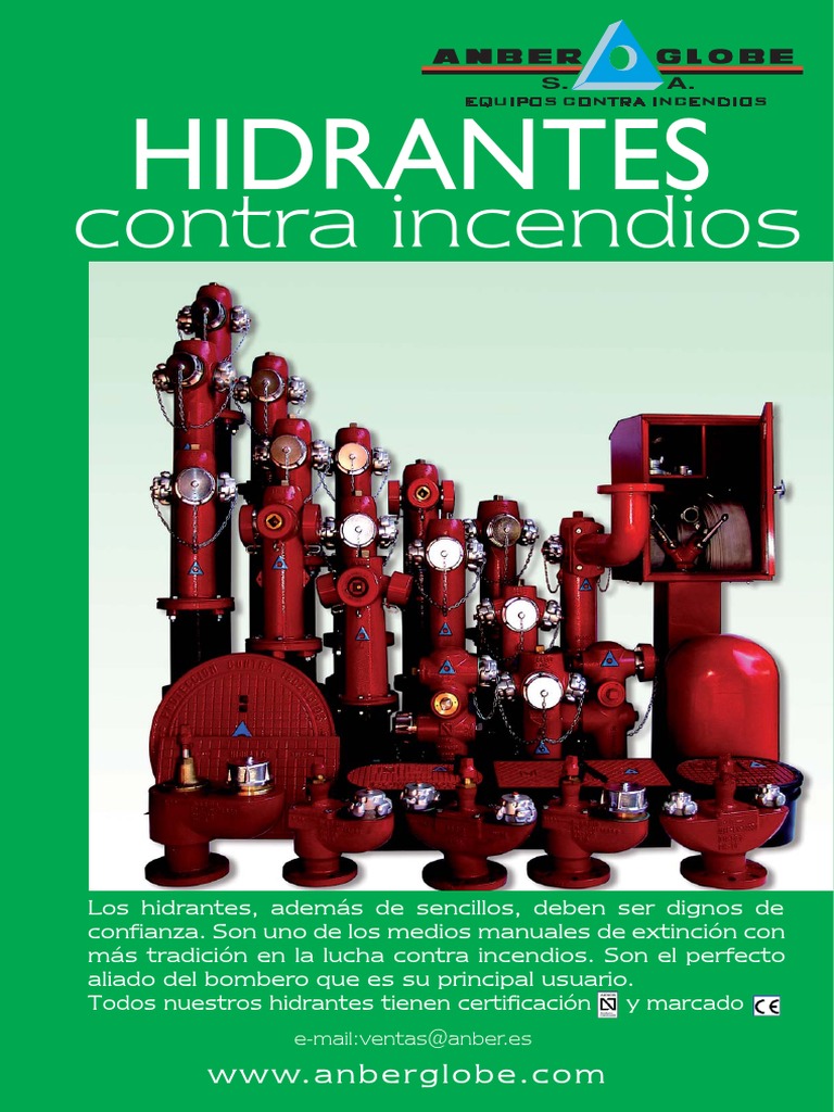 Hidrantes Anber: Tipos y Recomendaciones | PDF | Administracion del ...